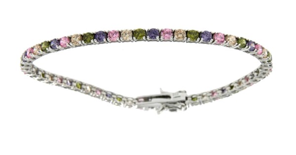 Bracciale Tennis multicolor 3 MM